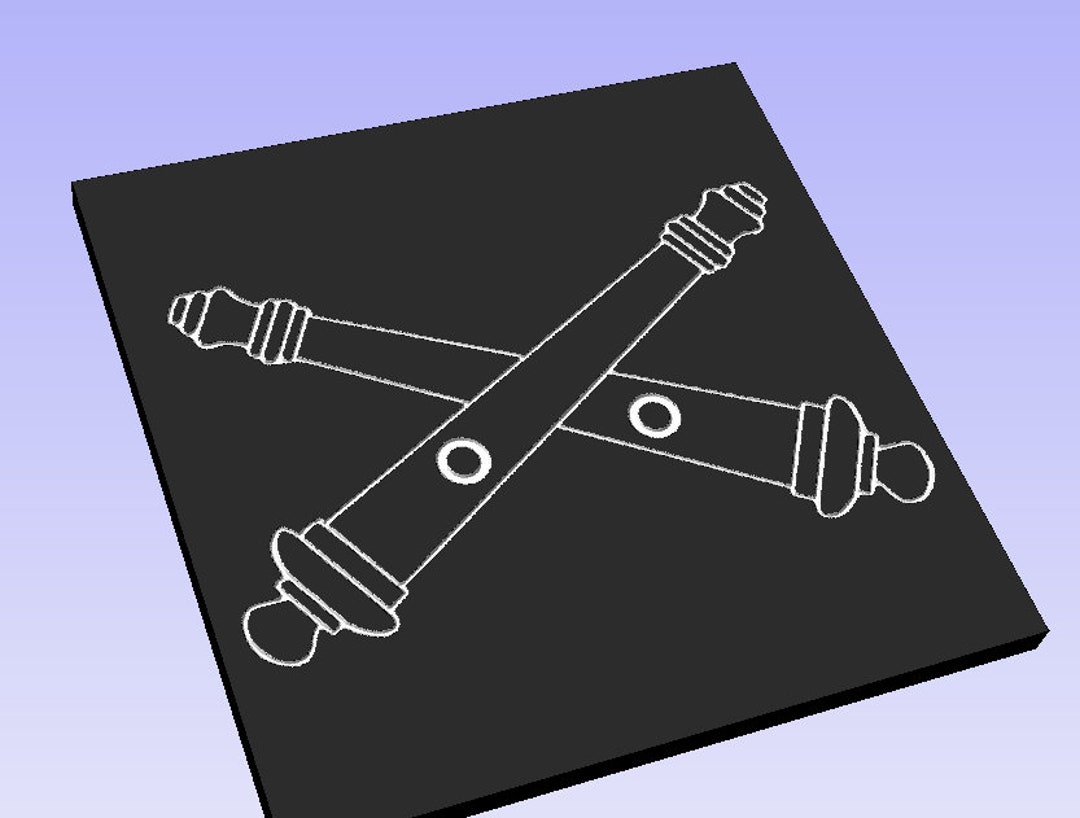 Field Artillery Crossed Cannons