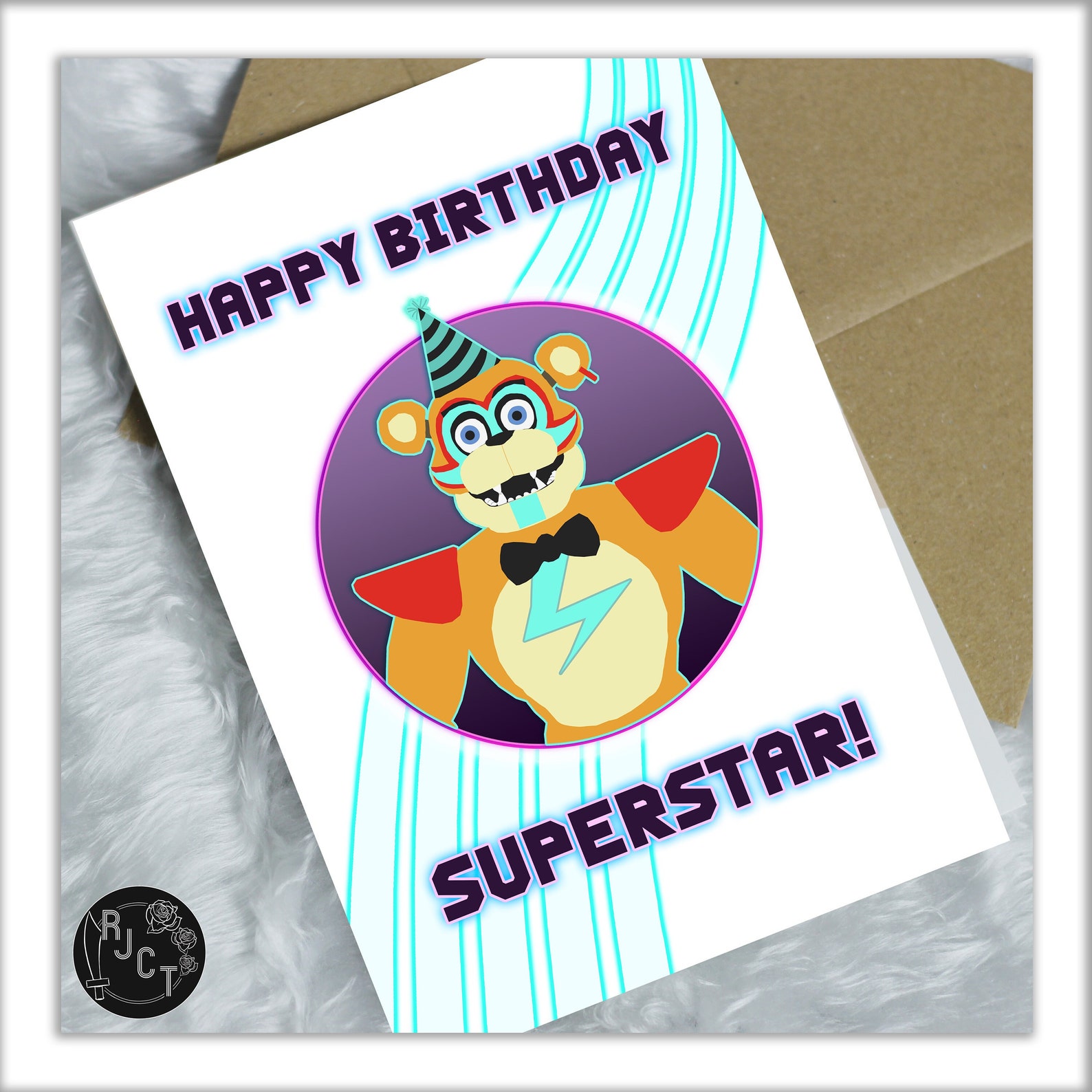 FNAF Five Nights at Freddy's Birthday Card Security - Etsy Australia