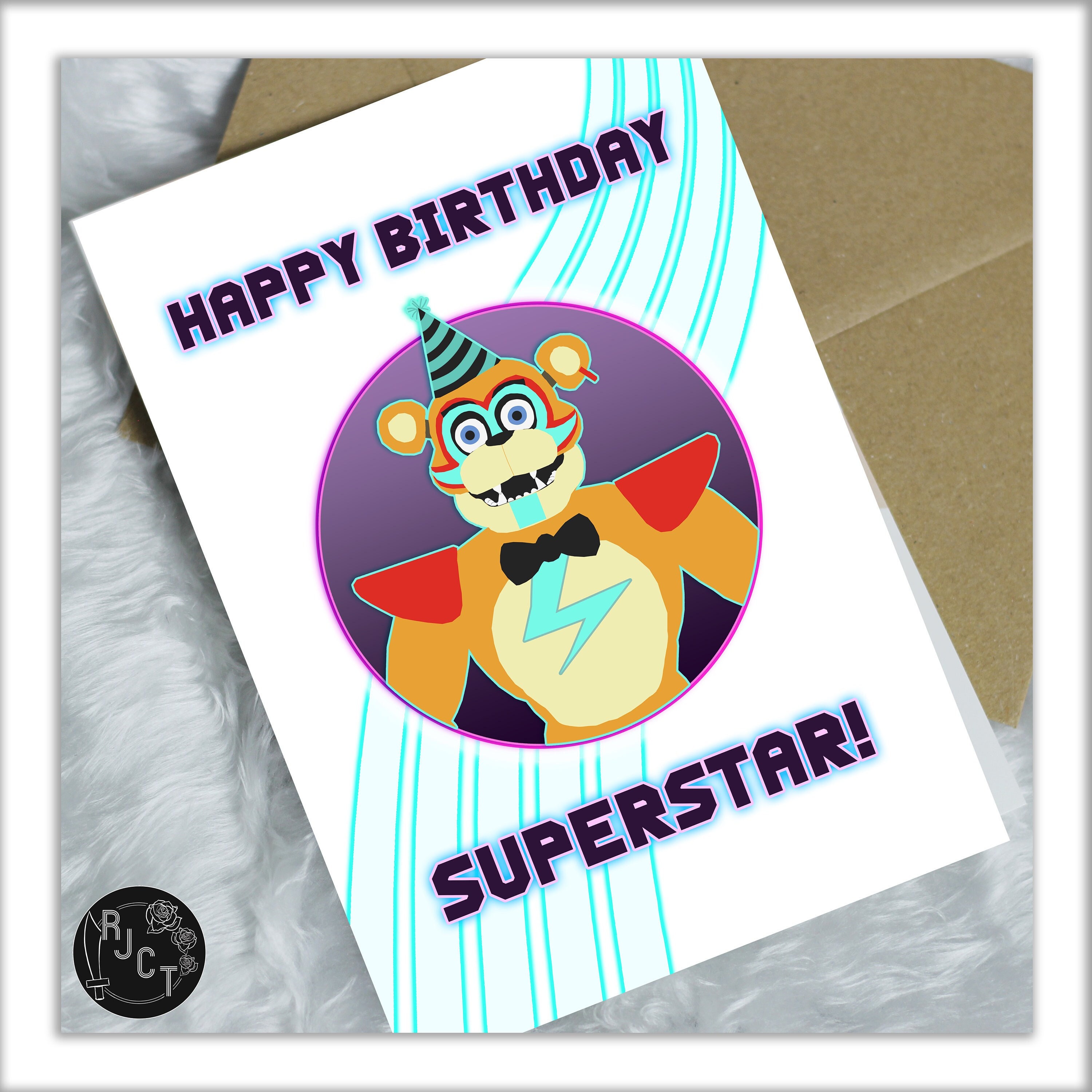 FNAF Five Nights at Freddy's Birthday Card Security - Etsy Australia