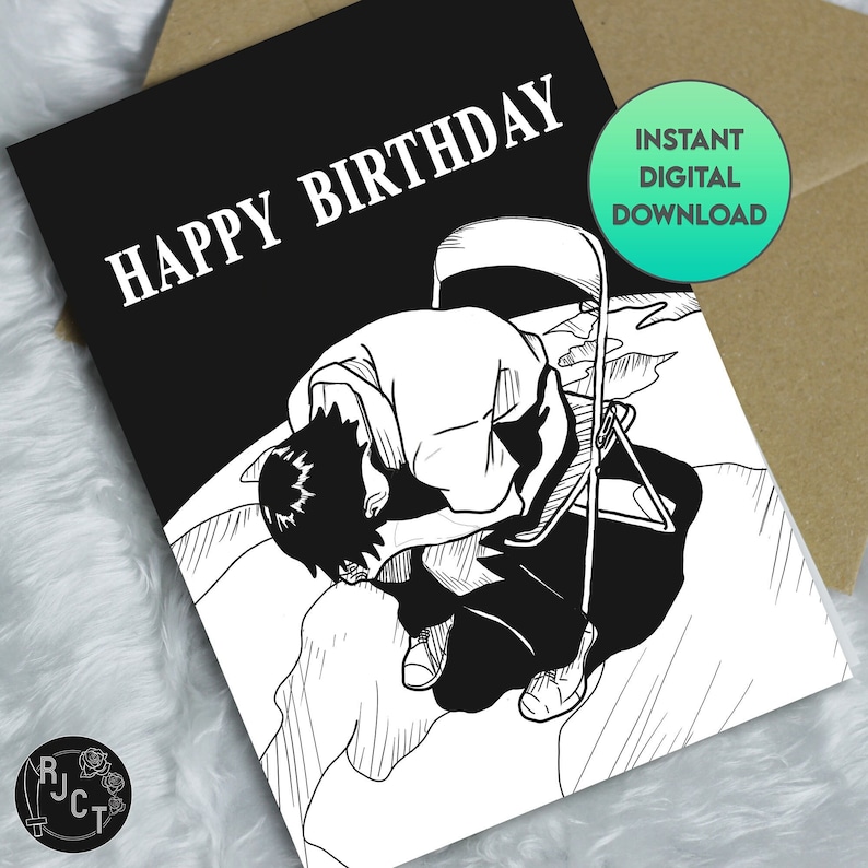 SHINJI Ikari Neon Genesis Evangelion NGE Birthday Greetings - Etsy