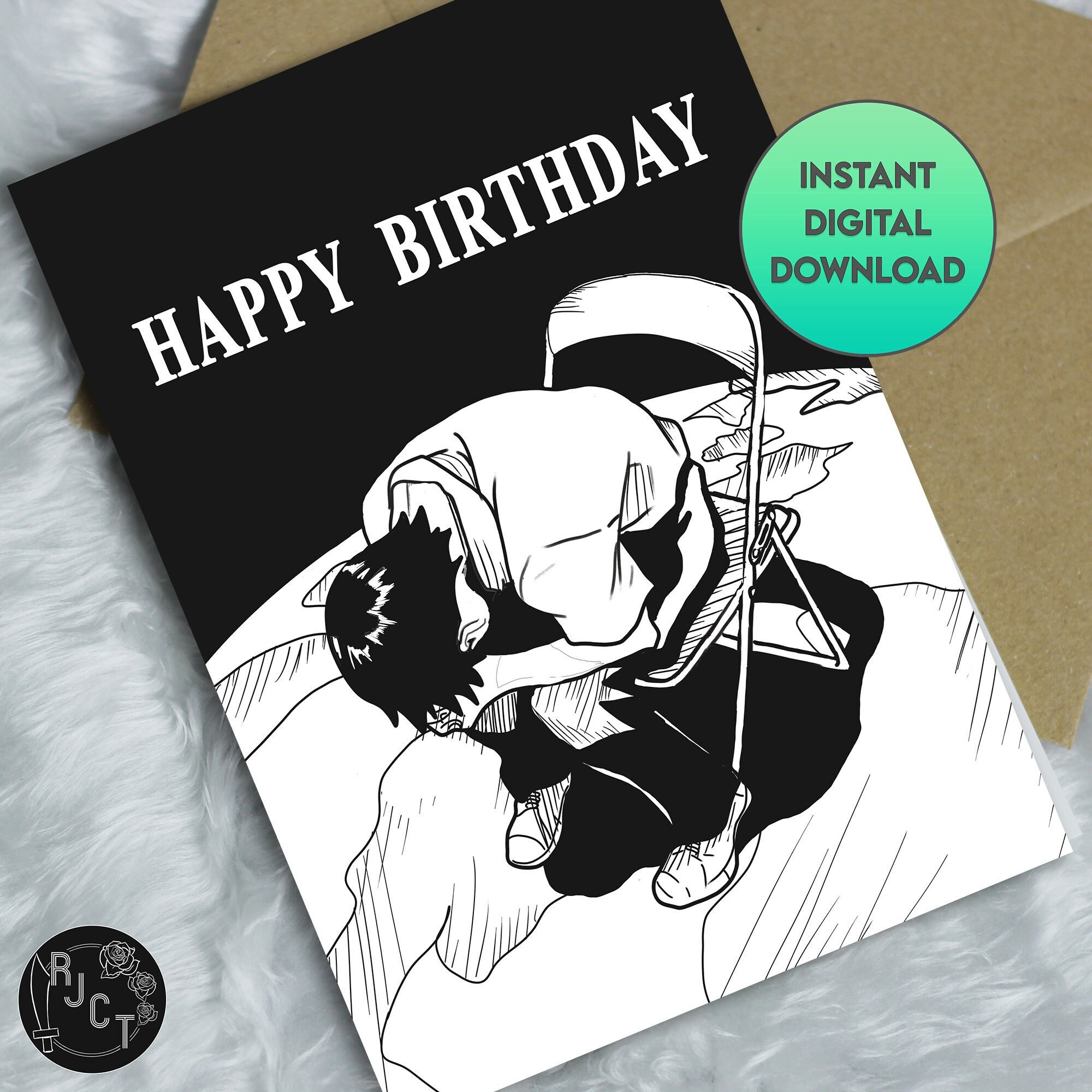 SHINJI Ikari Neon Genesis Evangelion NGE Birthday Greetings - Etsy