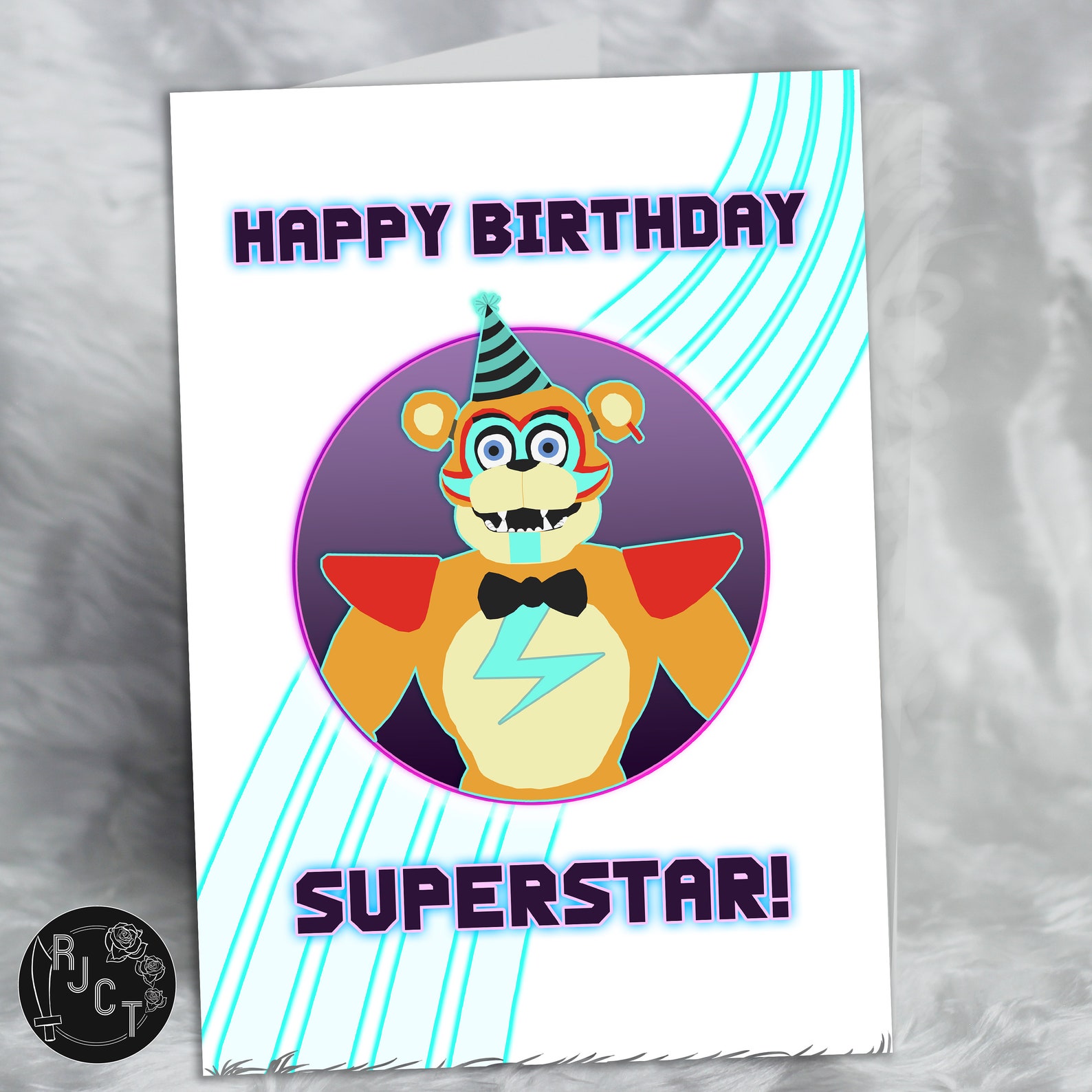 FNAF Five Nights at Freddy's Birthday Card Security - Etsy Australia