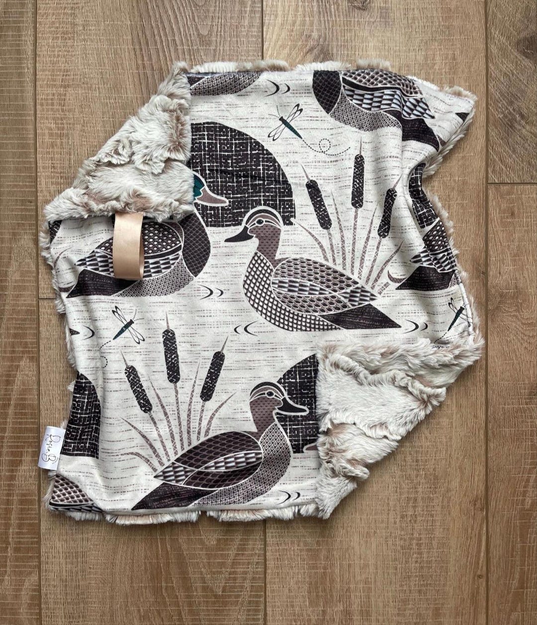 Boho Mallard Duck Blanket; Duck Lovey; Animal Lovey; Baby Blanket; Baby ...