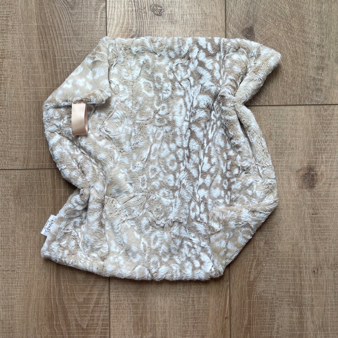 Cheetah Print Lovey; Minky Lovey; Faux Fur Lovey; Leopard Lovey; Lovey ...