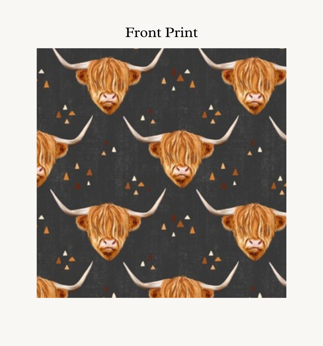 Highland Cow Farm Baby Blanket Minky Baby Lovey Farm Theme Room Boho ...