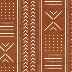 Burnt Orange Aztec Baby Blanket; Minky Baby Lovey; Boho Nursery; Gender ...