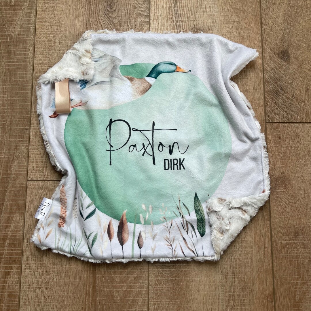 Flying Mallard Duck Lovey Personalized; Duck Lovey; Animal Lovey ...