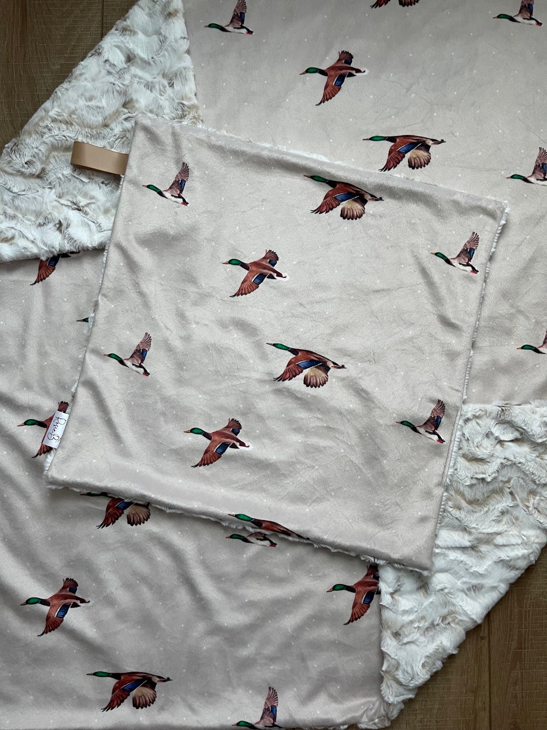 Mallard Duck Flying Blanket; Duck Lovey; Animal Lovey; Neutral Baby ...