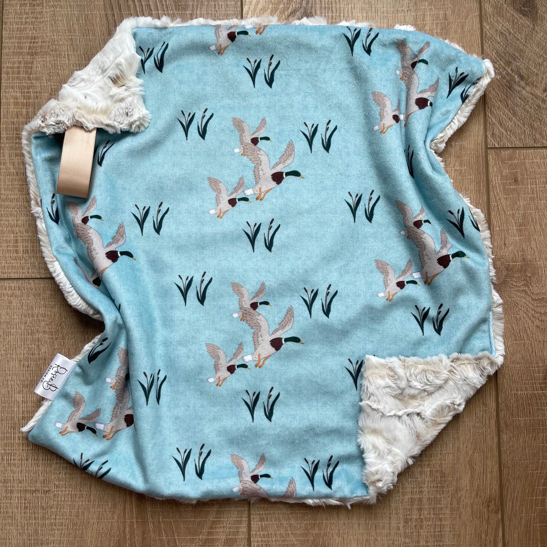 Blue Flying Mallard Duck Lovey Duck Lovey Animal Lovey Blue Baby Lovey ...