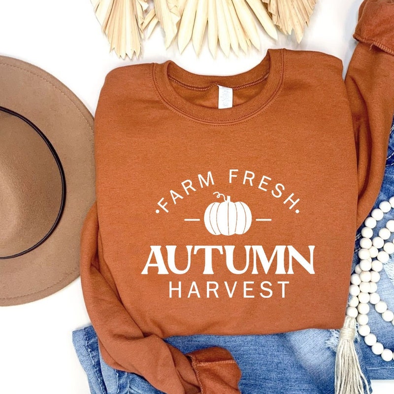 Burnt Orange Sweater - Etsy