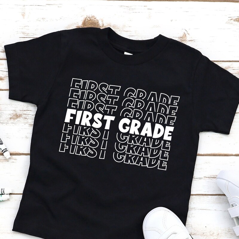 First Grade Shirt - Etsy