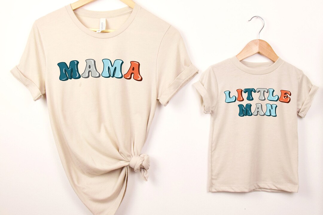 Little Man Shirt/mother's Day Son and Mama Matching Shirt/mama's Boy ...