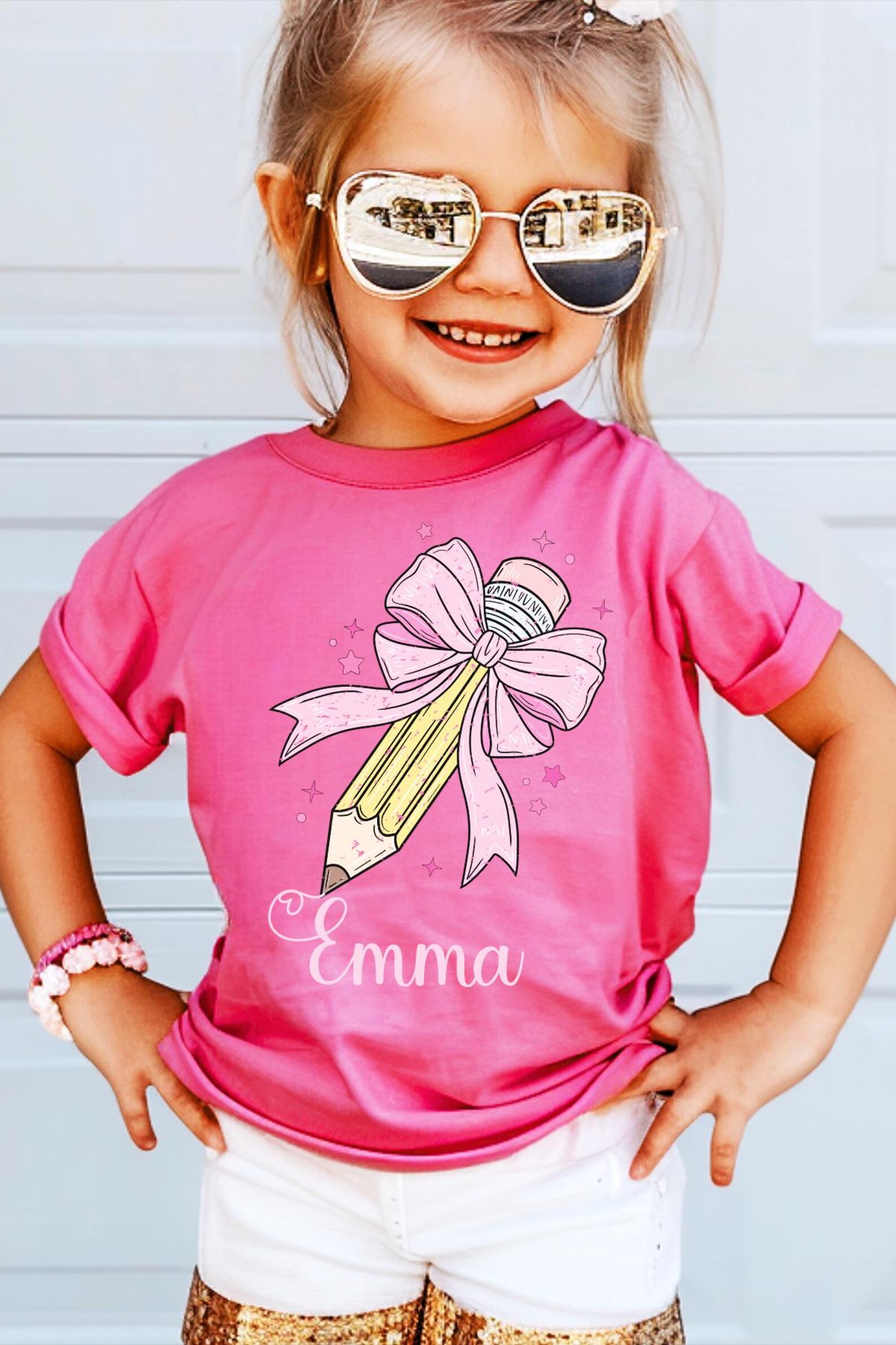 Personalized School Shirt,custom Pencil Kids Name Back to School Shirt ...