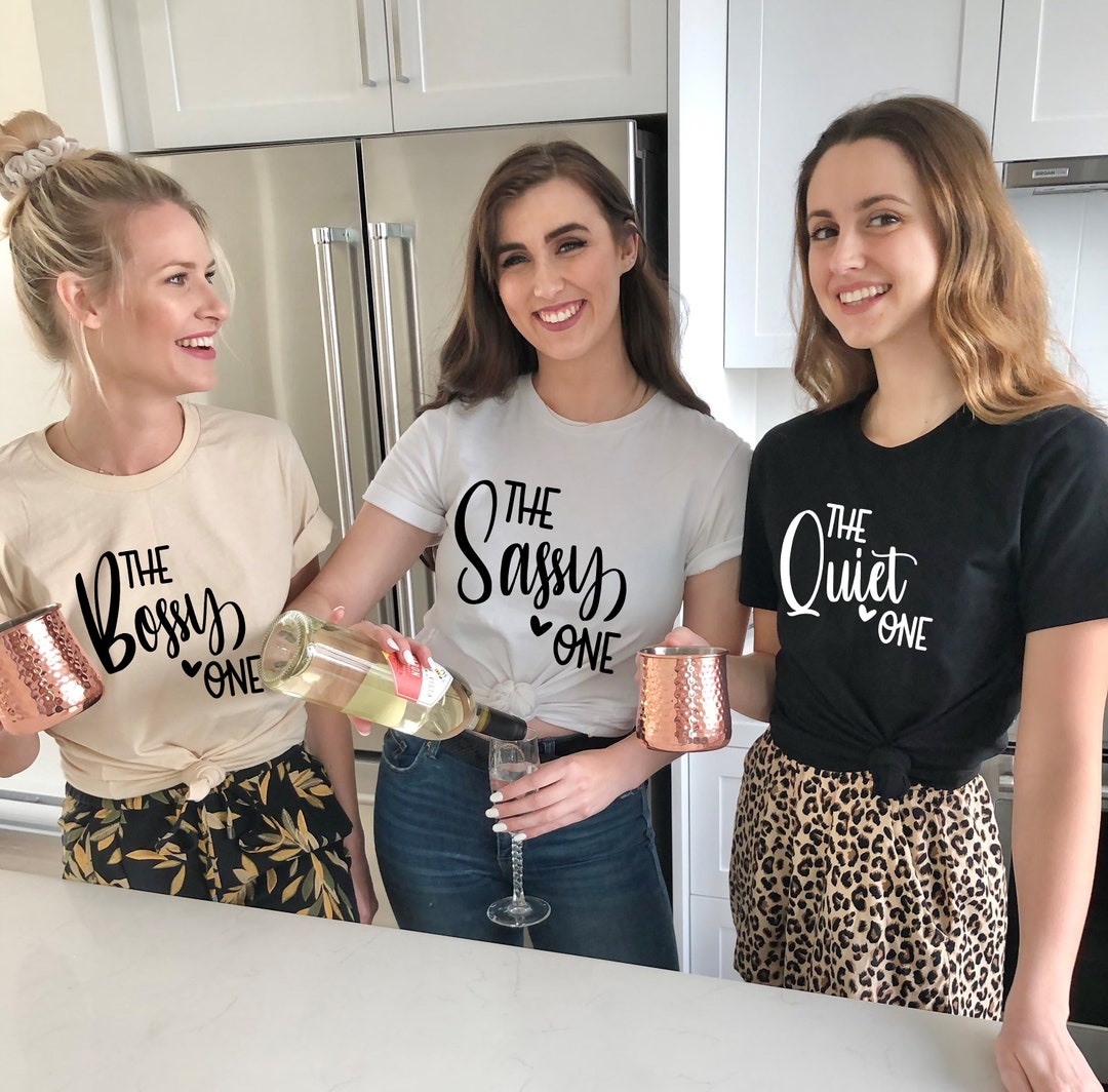 Best Friend Matching Shirts/bossy Friend Shirt/sassy Friend T-shirt ...