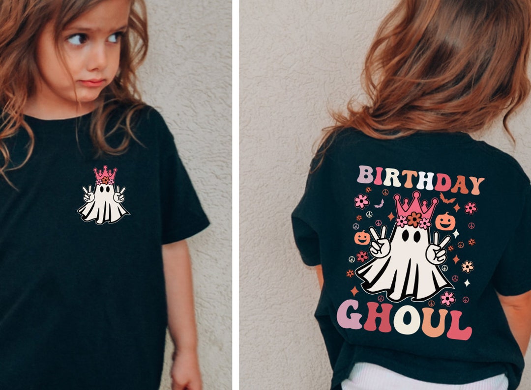 Halloween Birthday Shirt/halloween Birthday Party Shirt/birthday Ghoul Shirt/1st 2nd 3rd 4th 5th ...