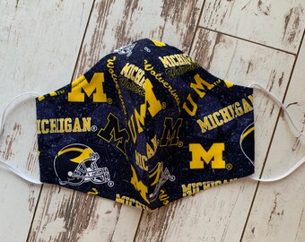 Wolverines Face Mask - Etsy