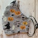 Halloween Pumpkin/witch Face Mask. Double Cotton Layer With Filter ...