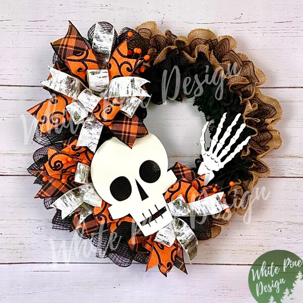 Skeleton Wreath - Etsy
