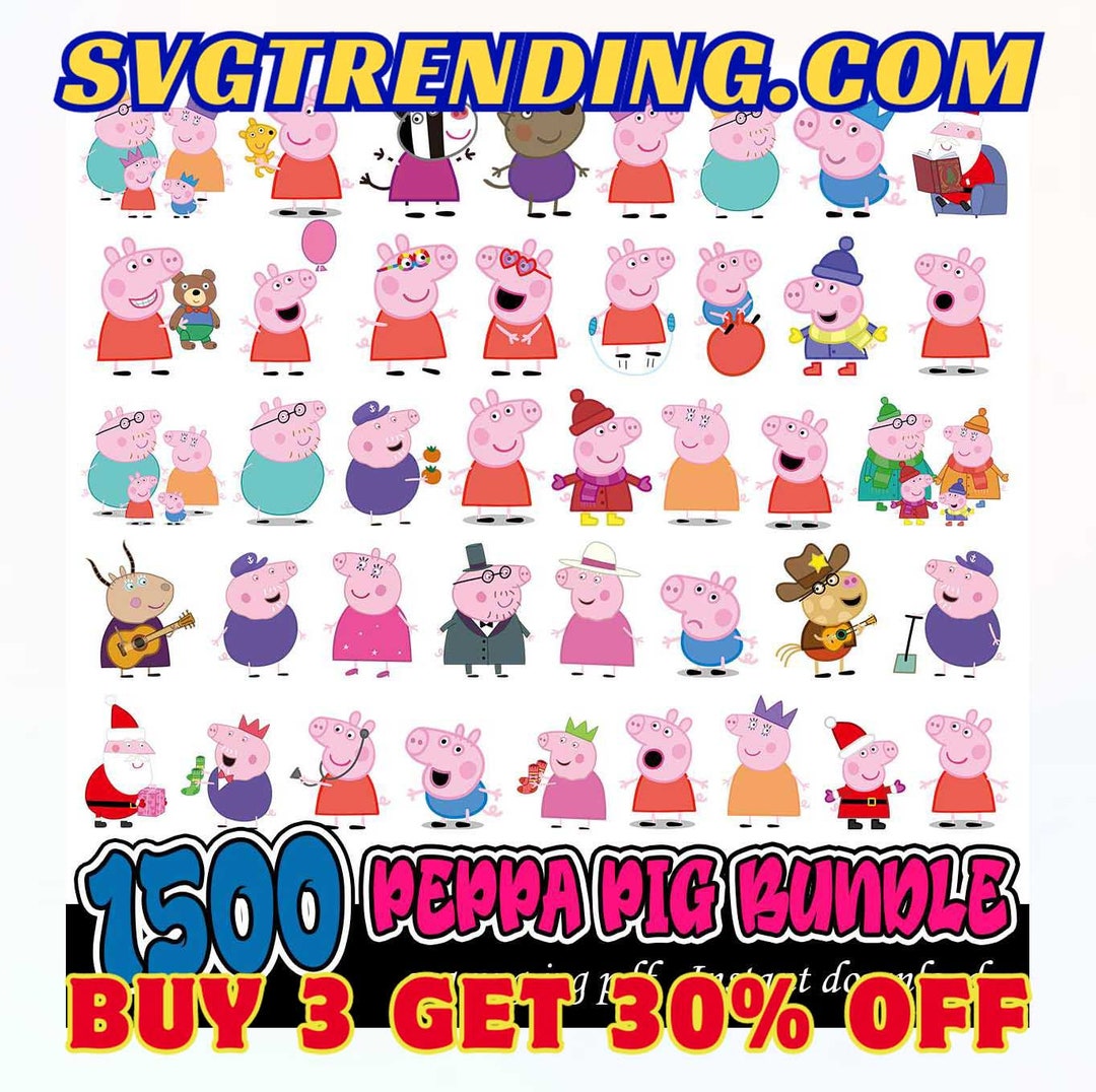 1500 Peppa Pig Svg, Peppa Fairy Png, Peppa Fairy Svg, Peppa Clipart ...