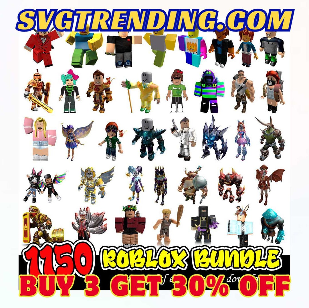 Roblox Bundle Svg, Roblox Svg Bundle, Roblox Font, Roblox Svg, Roblox ...