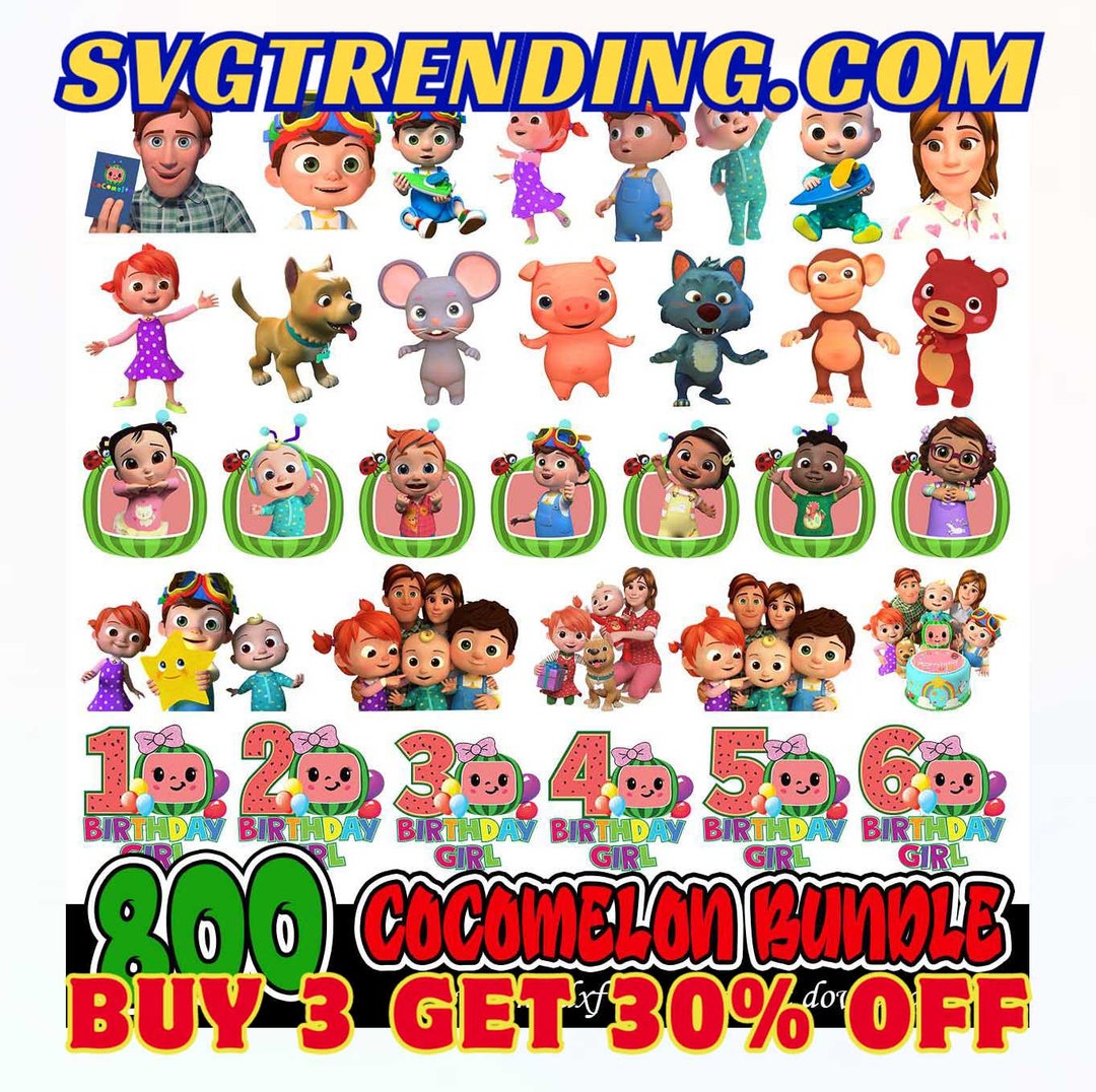 Cocomelon Svg Bundle Cocomelon Cocomelon Bundle Svg - Etsy UK