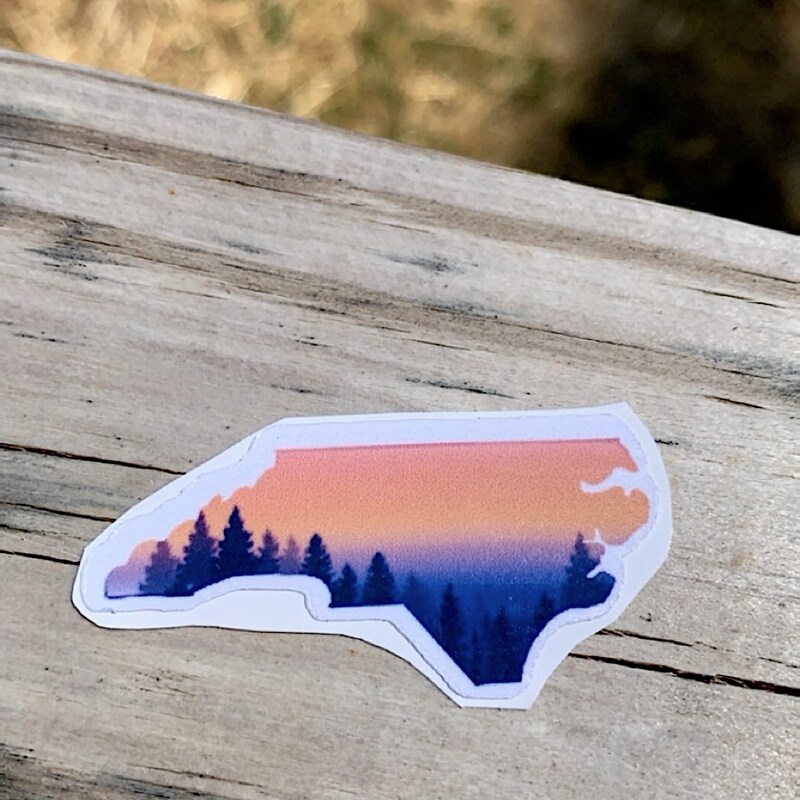 North Carolina Sticker - Etsy