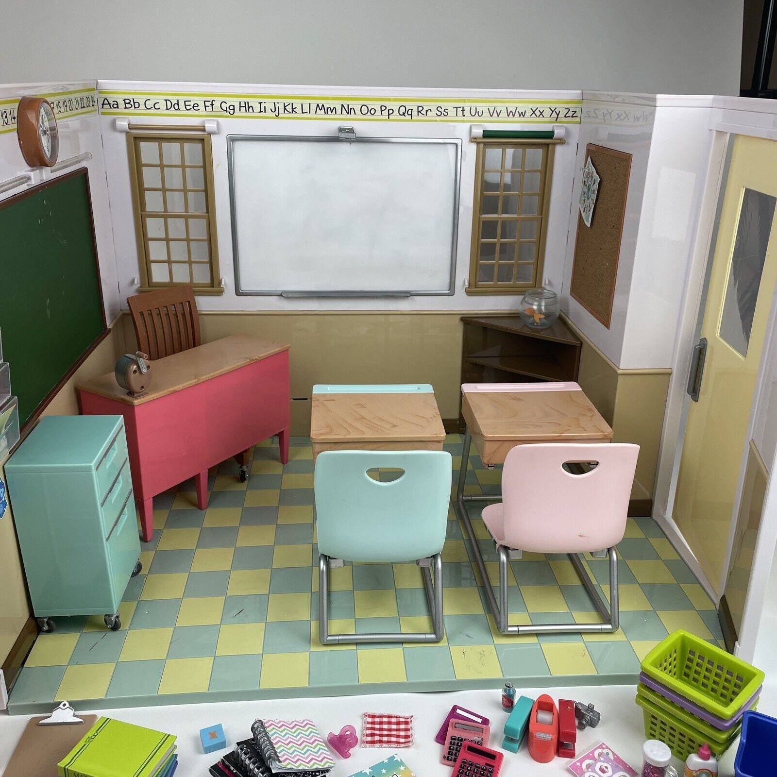 New Our Generation Awesome Academy School Room With Lockers and ...