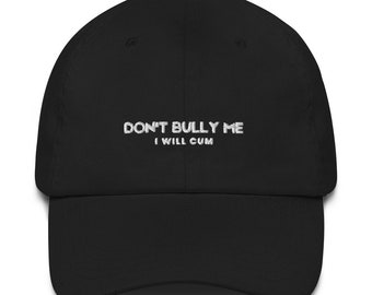 Don't Bully Me Hat, Embroidered Meme Hat, Gothic Hat, Emo Cap, Unisex ...