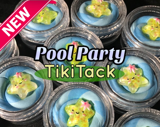 Pool Party" Tikitack Scented Diamond Painting Special Tack Container ...
