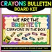 Crayon Back to School Bulletin Board & Name Tags Classroom Decor - Etsy ...