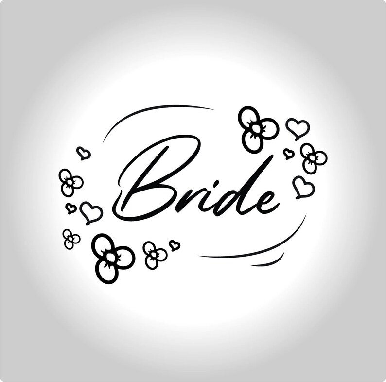 Bride Svg, Wedding Svg, Just Married Svg, Bride, Wife Svg, Cut File ...
