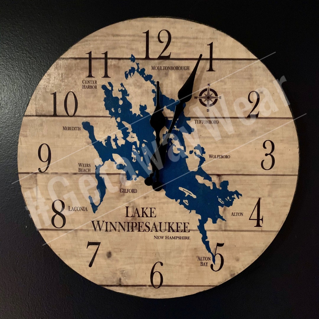 Custom Printed Wood Wall Clock - Etsy