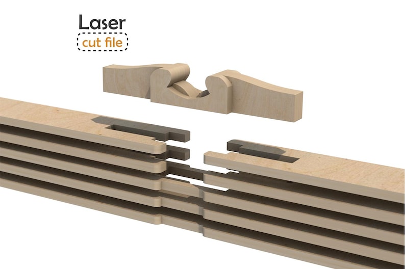 Rubber Bow - Laser Cut File - Elegant Look, Svg Dxf Ai Pdf, 3, 4 Mm - 1 ...