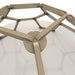 Laser-cut Geodesic Dome Model (truncated Icosahedron) Digital FILE With ...