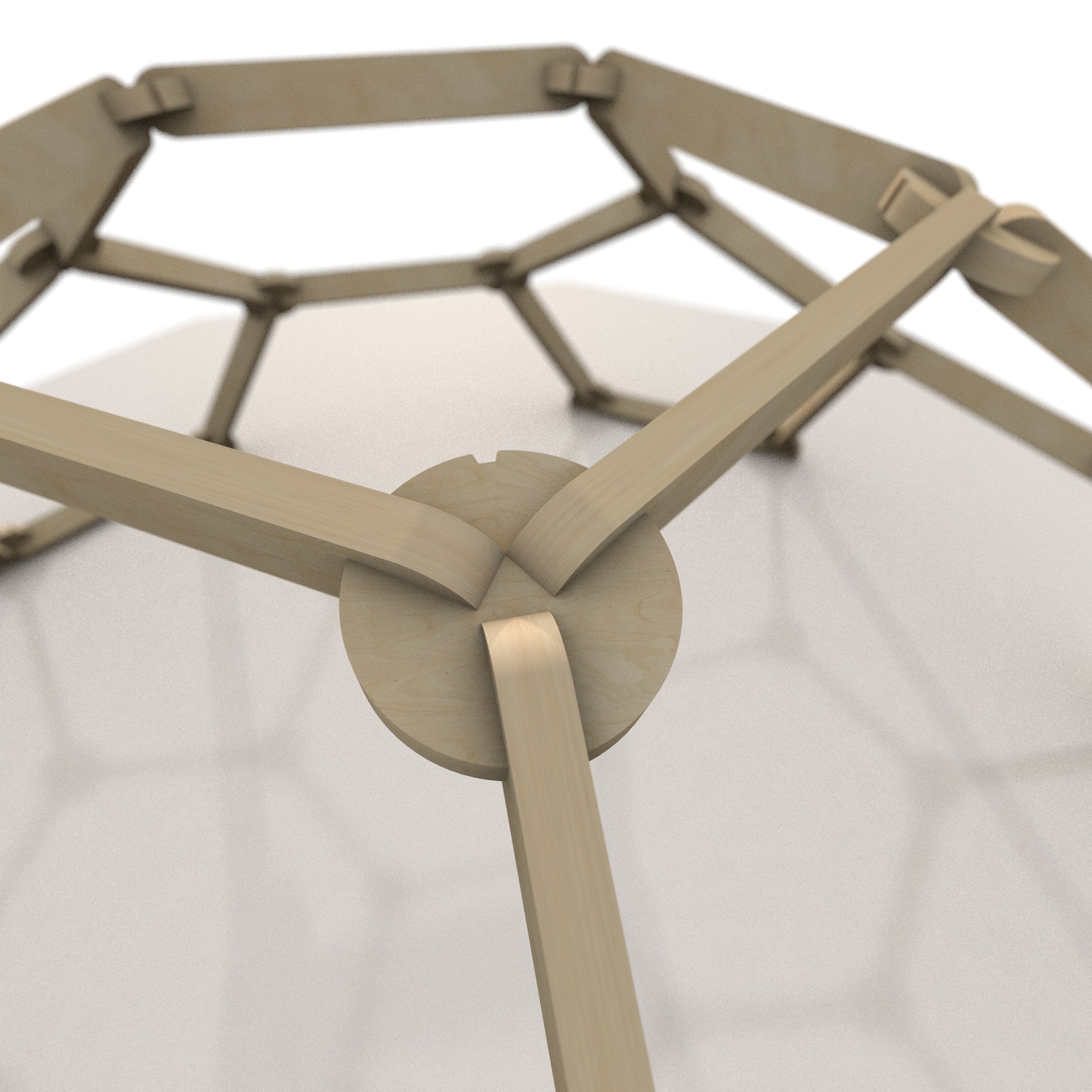 Laser-cut Geodesic Dome Model (truncated Icosahedron) Digital FILE With ...