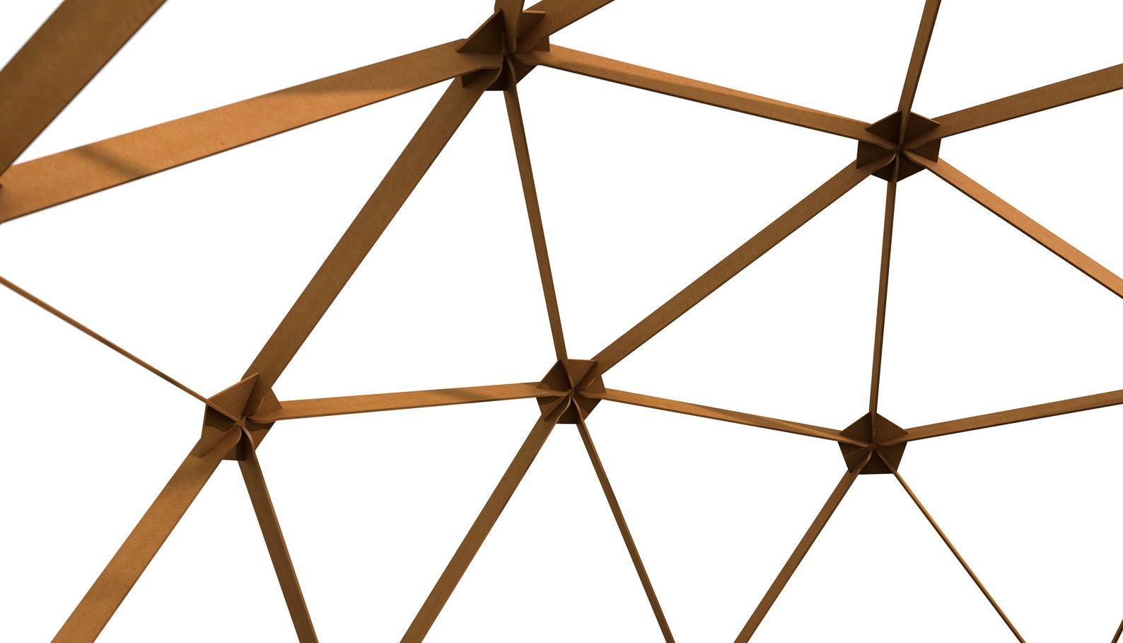 Cardboard Geodesic Dome (icosahedron V2) Model Kit Cut Files – Laser ...