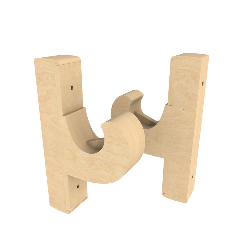 Create Your Own Rustic Curtains With DIY Wall Mount Rail Hanger FILE ...