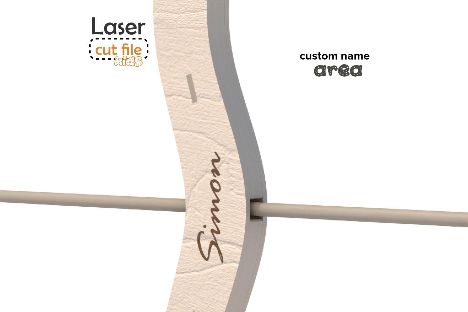 DIY Toy Bow and Arrow Laser Cut File - Easy Assembly, Paintable, 2 ...