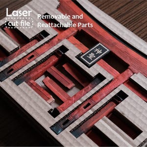 Japanese Torii Gate Paintable Laser Cut File - 18 Cm (7 Inch) Glowforge ...