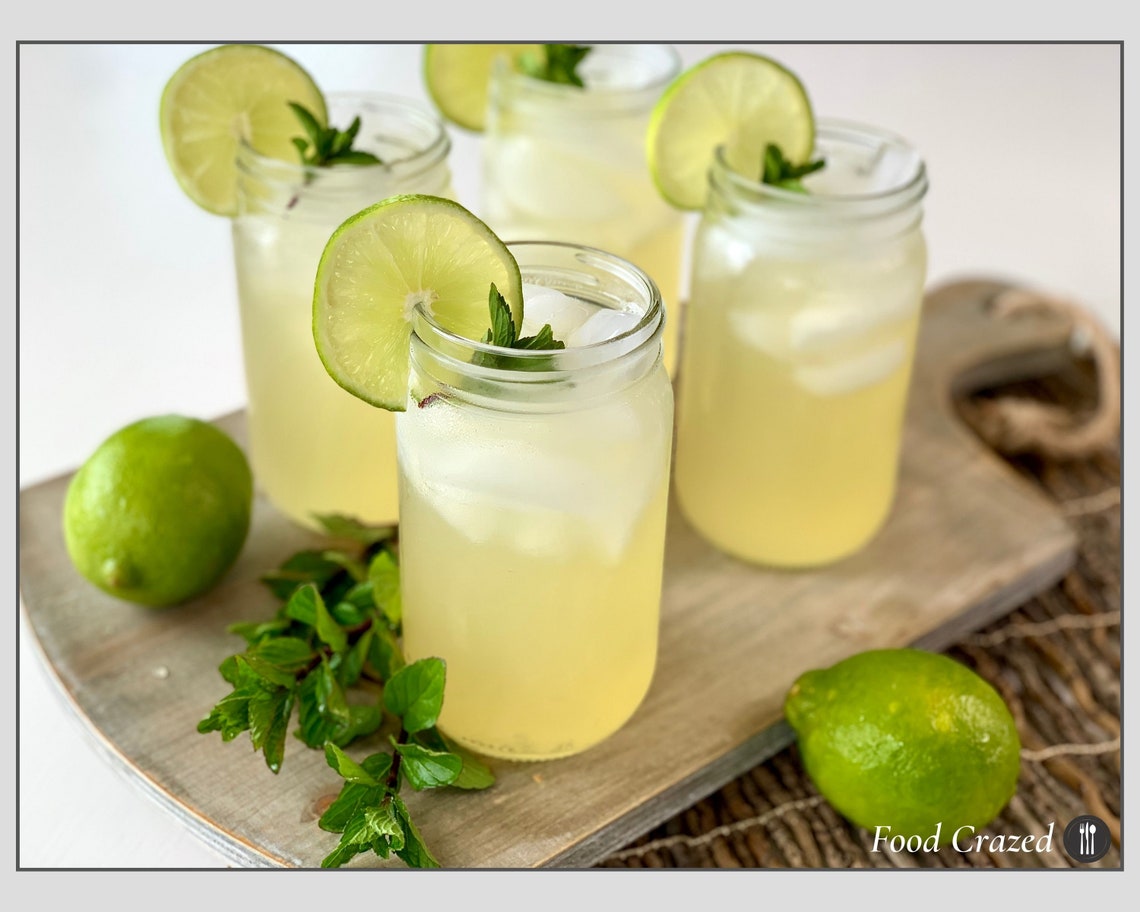 Food Crazed Recipe, Old-fashioned Limeade, Instant Download, Summer ...