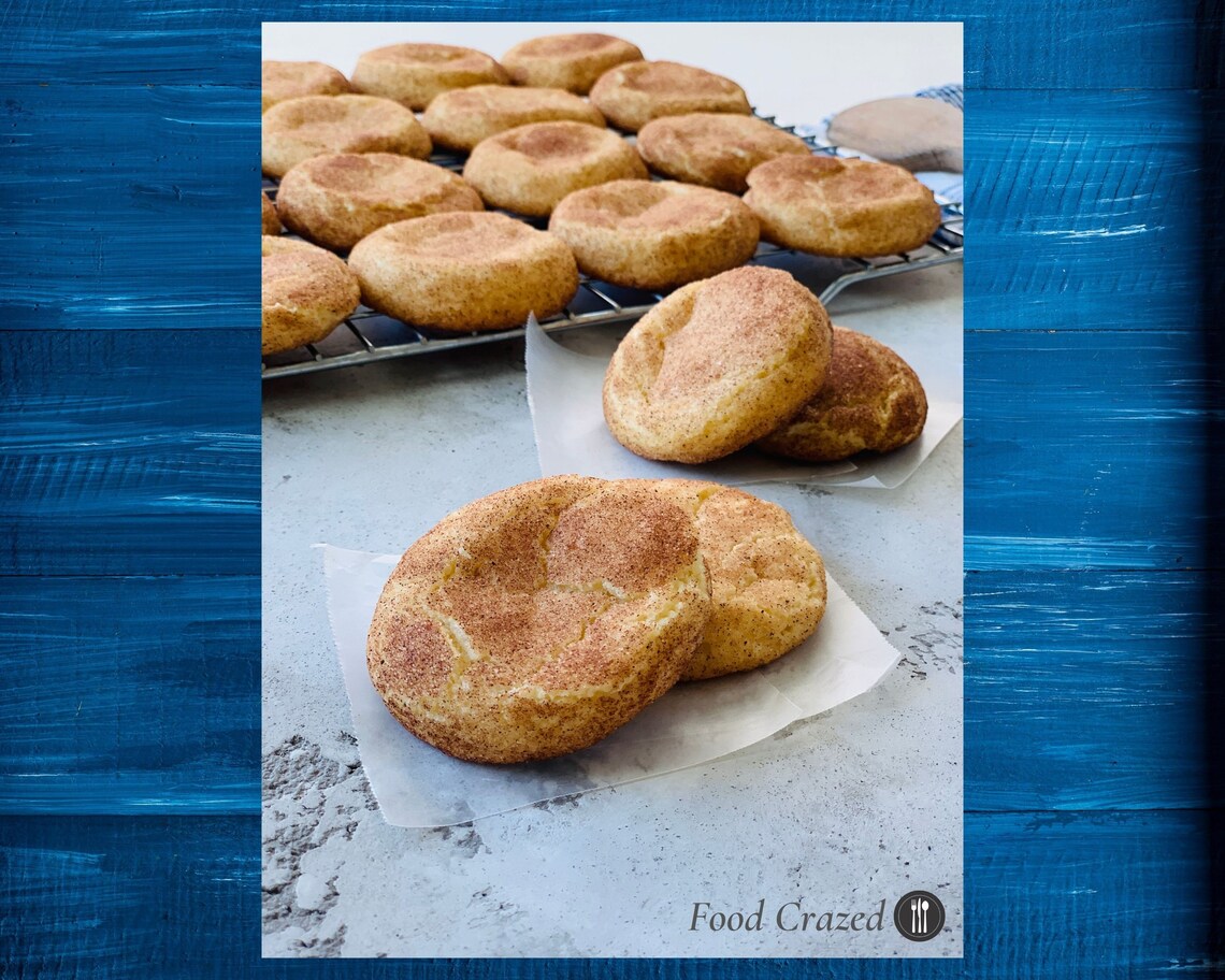 Food Crazed Recipe Snickerdoodle Cookies Instant Download - Etsy