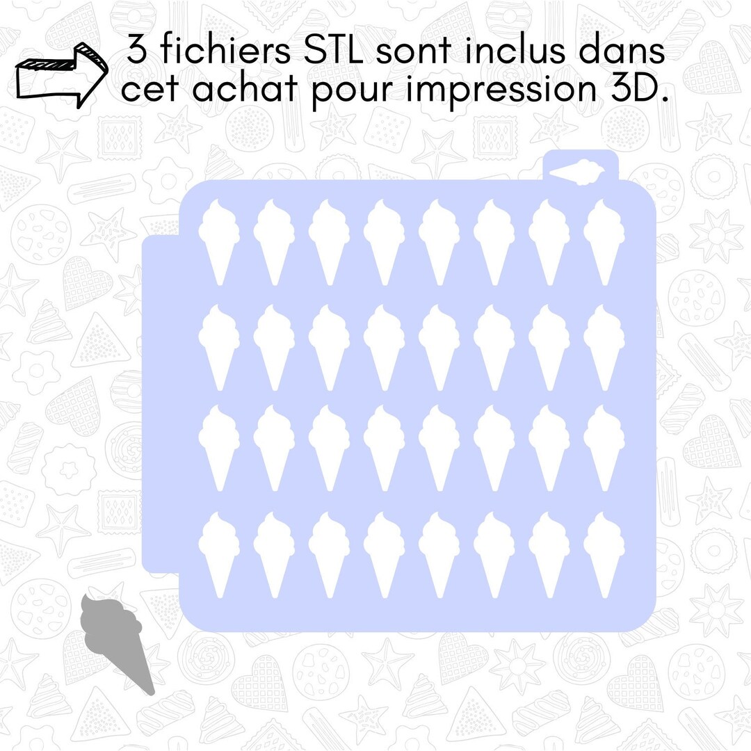 Digital Download Stencil / Stencil for Sprinkles or Royal Icing CORNET ...