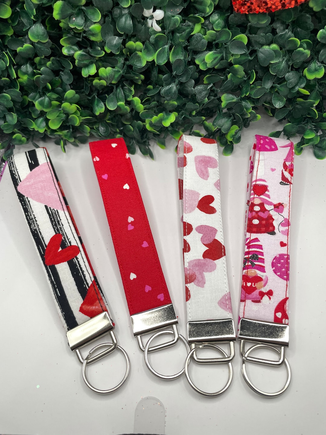 Valentine's Day Keychain Wristlets - Etsy