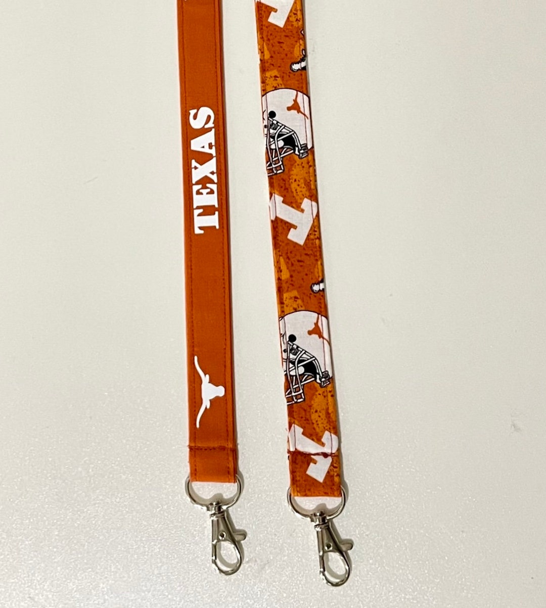 Texas Lanyard: Handmade Cotton Fabric ID Badge Holder - Etsy
