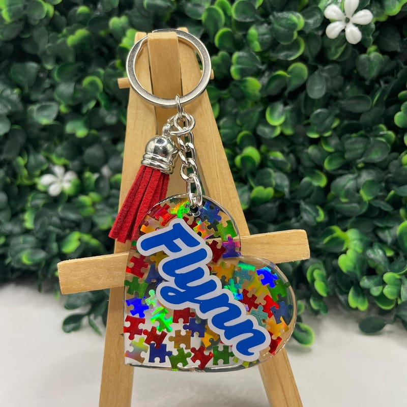 Autism Key Chain - Etsy