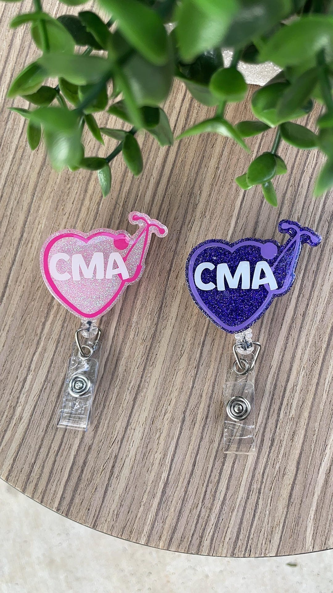 CMA Heart Scope Nurse Badge Reel - Etsy