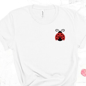 Pocket Ladybug Shirt, Ladybug Lover Shirt, Cute Ladybug Shirt, Nature ...