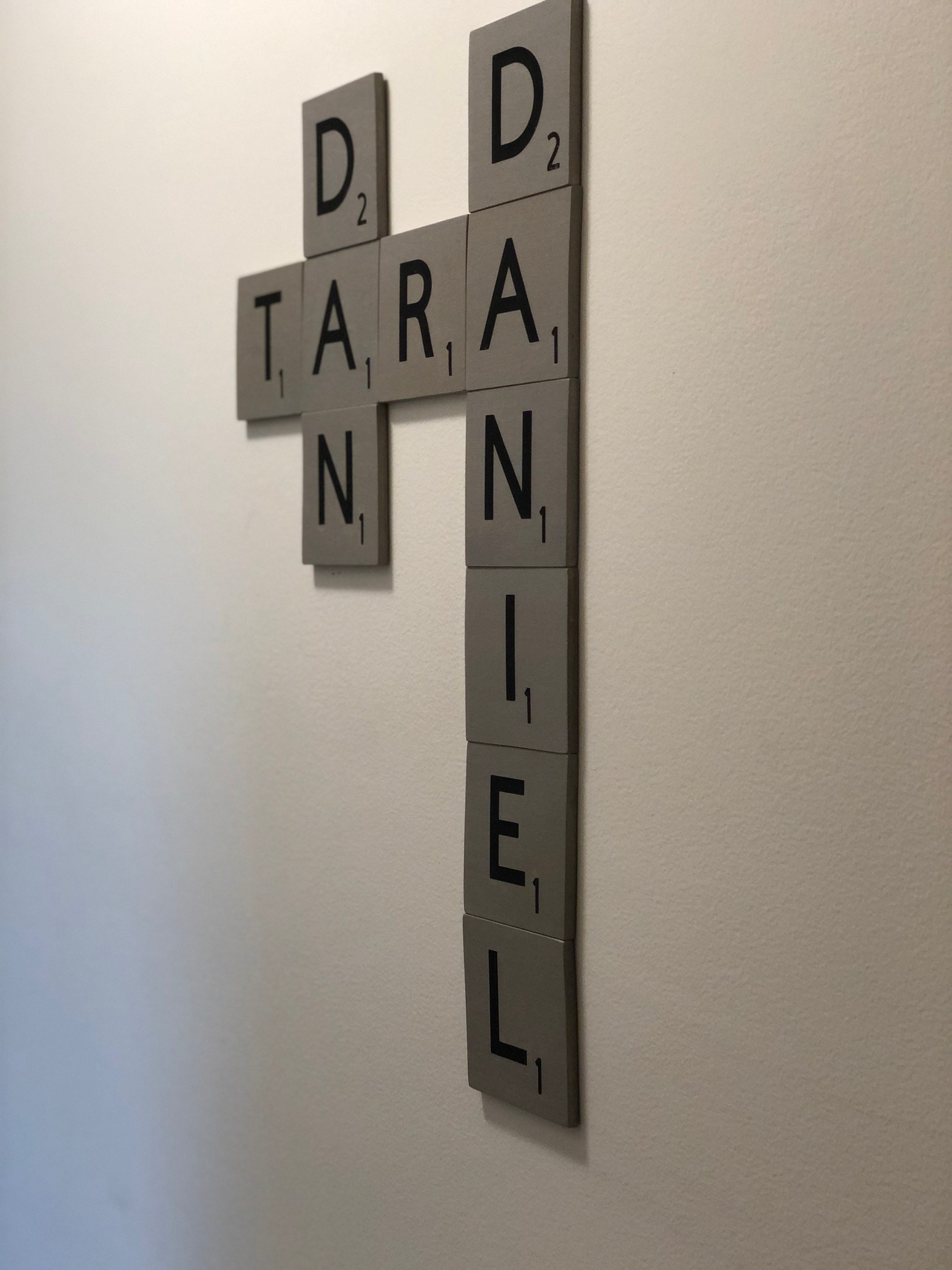 Custom Scrabble Wall Art Tiles - Etsy