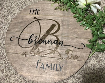 Family Name Plaque - Etsy