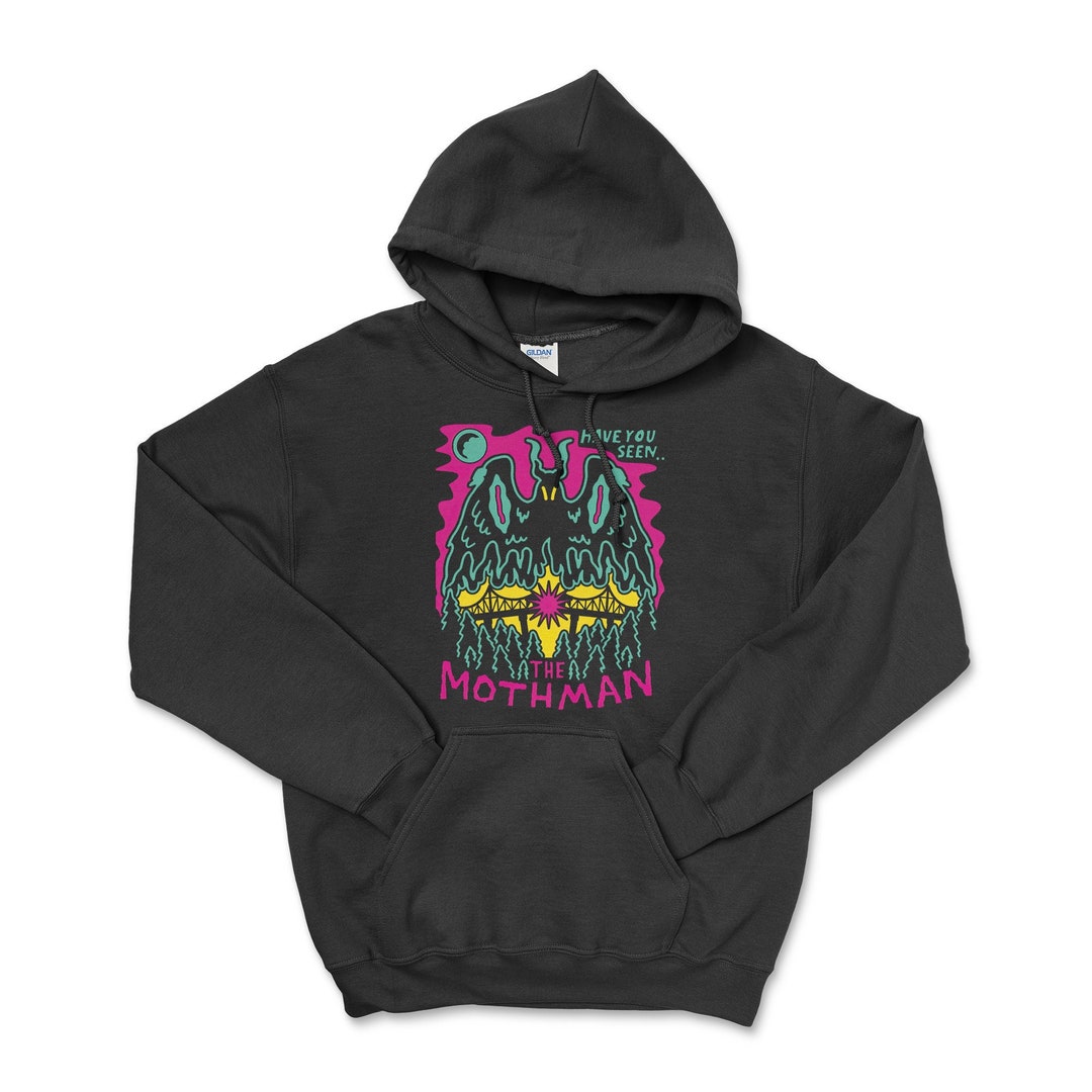 Mothman Hoodie,mothman Shirt,cryptid Shirt,hoodies,mythical Creature ...